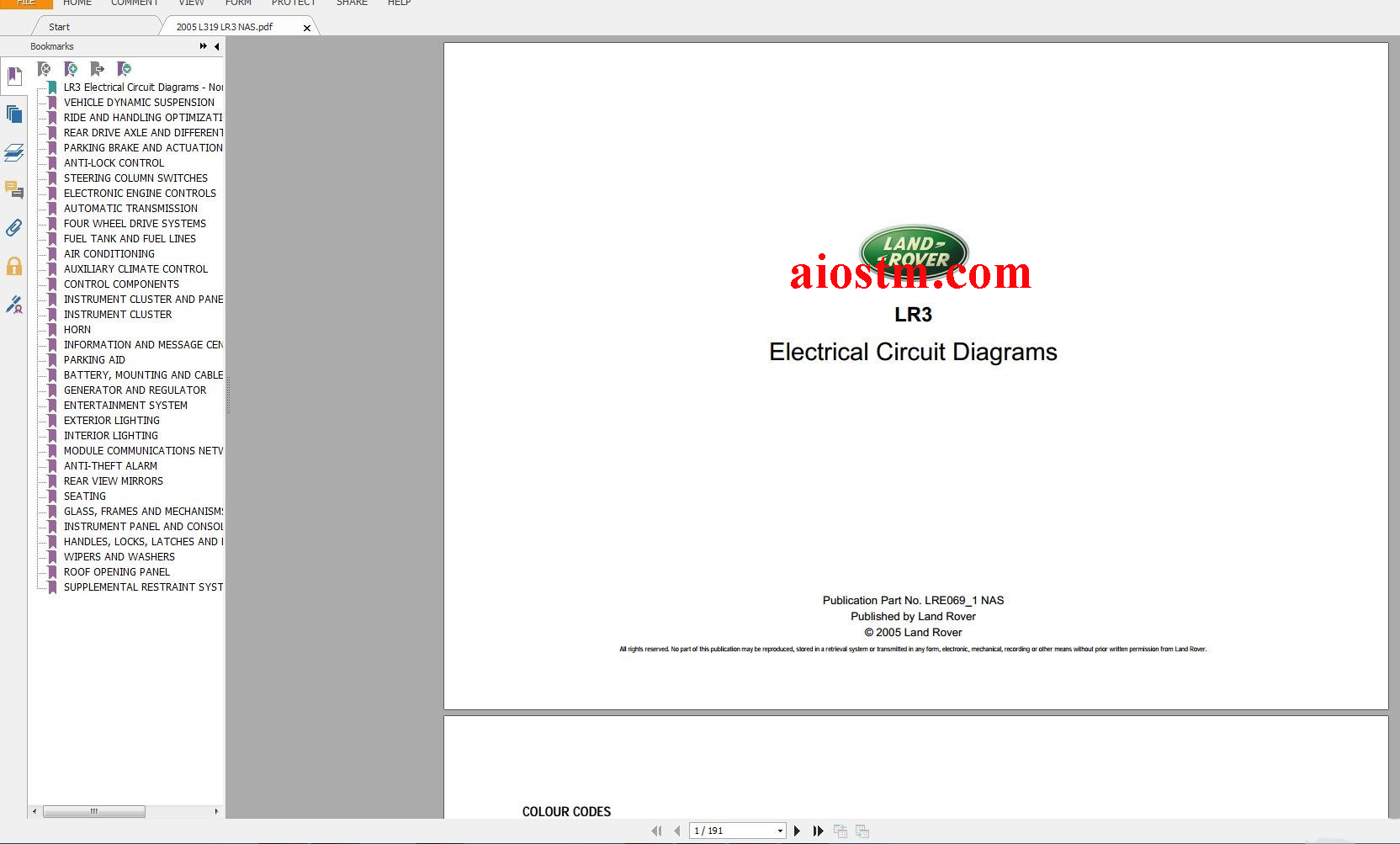 Range Rover Electrical Wiring Diagram Guides 1995-2015 - Aiostm-All ...