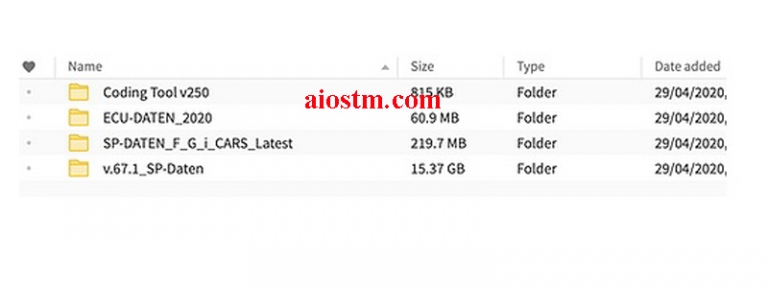 BMW PsdZData & SP-DATEN V68.1 FULL - Aiostm-All Data Repair Car Truck